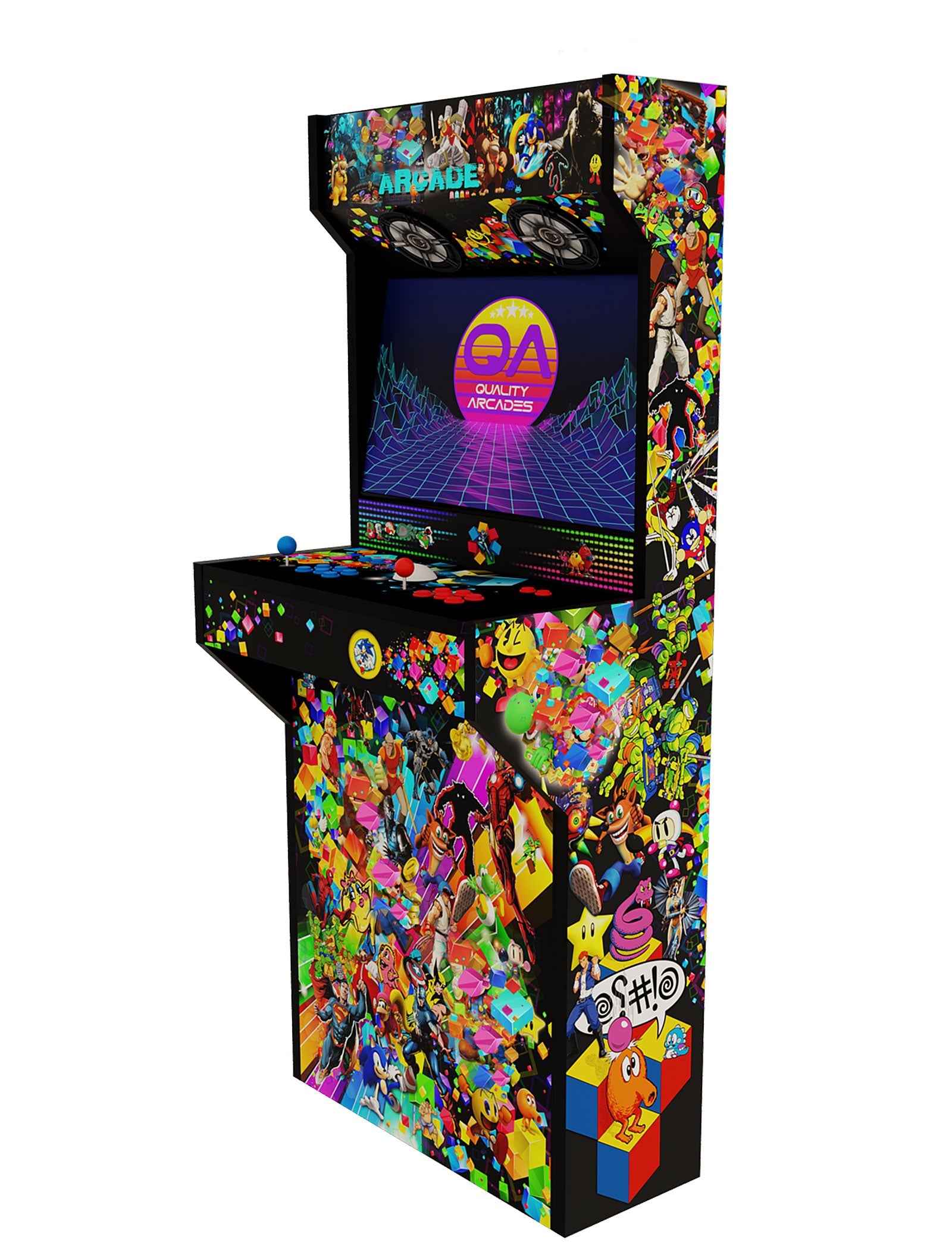 Arcade Machine 2 Player Full Wrap v4 | Quality Arcades