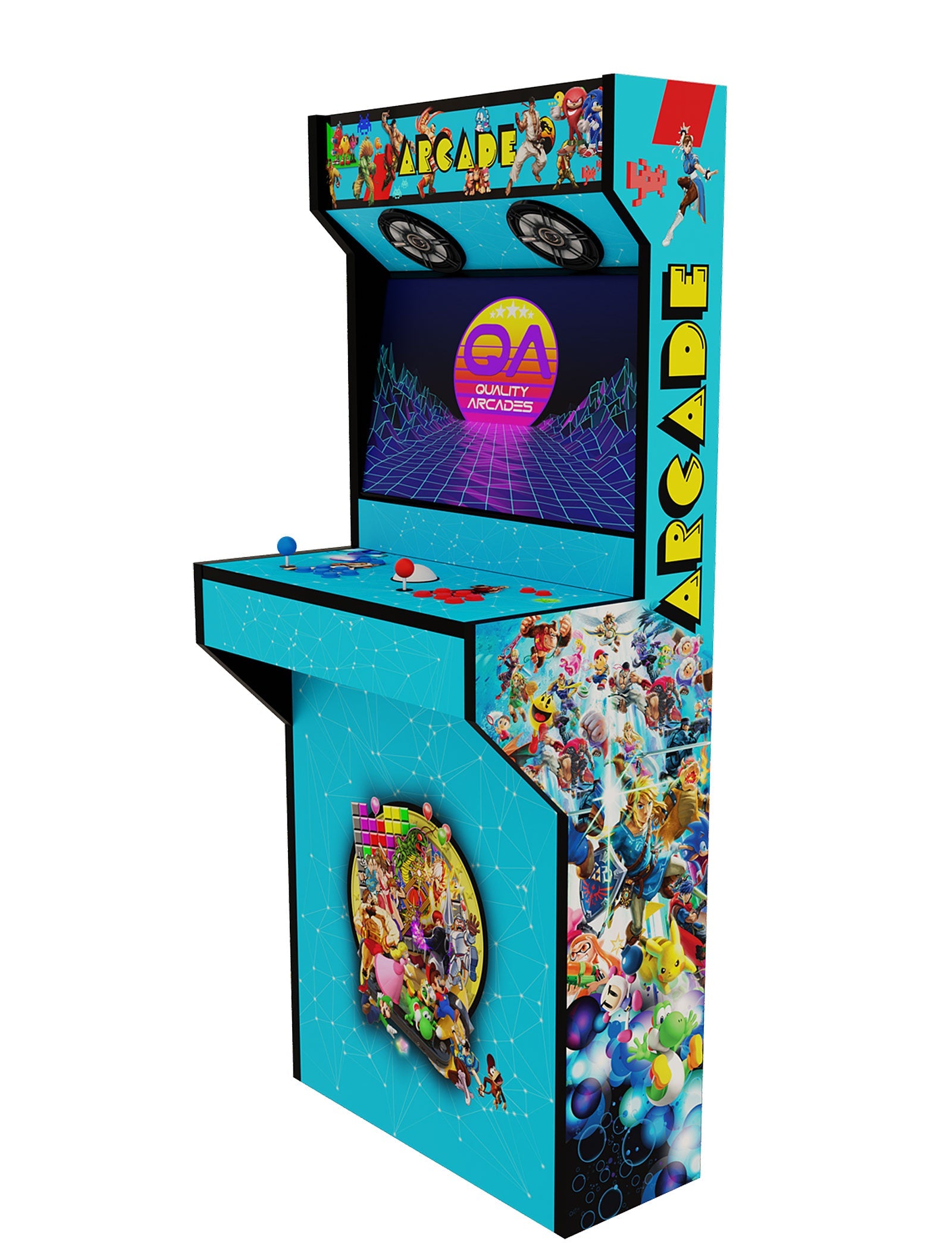 Vintage Arcade Machines: Arcade Machine Retro-Slim v3 | Quality Arcades