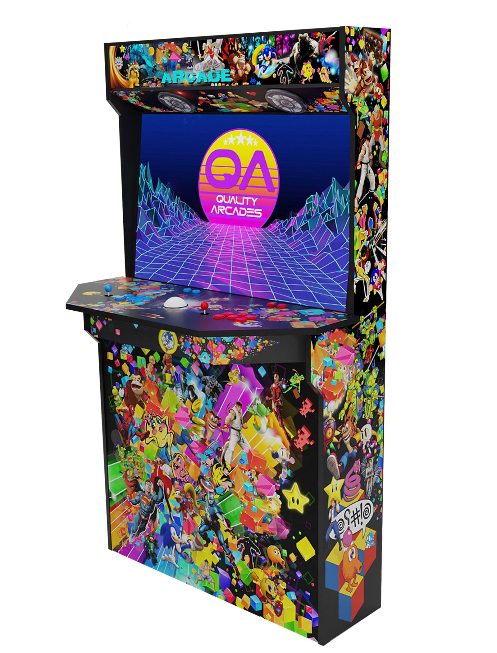 Arcade Machine 2 Player Full Wrap | Quality Arcades