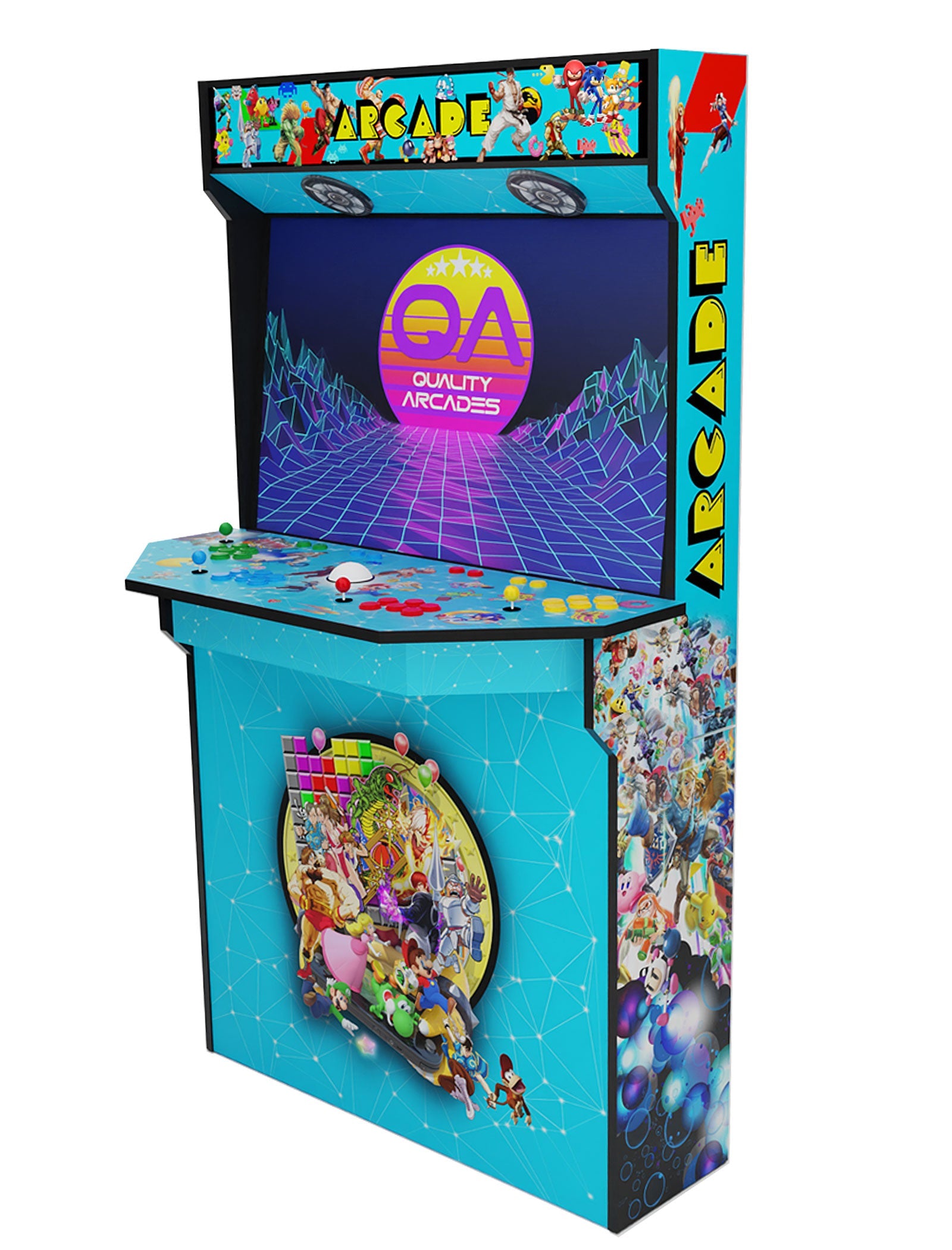 Arcade Machine 2 Player Full Wrap | Quality Arcades