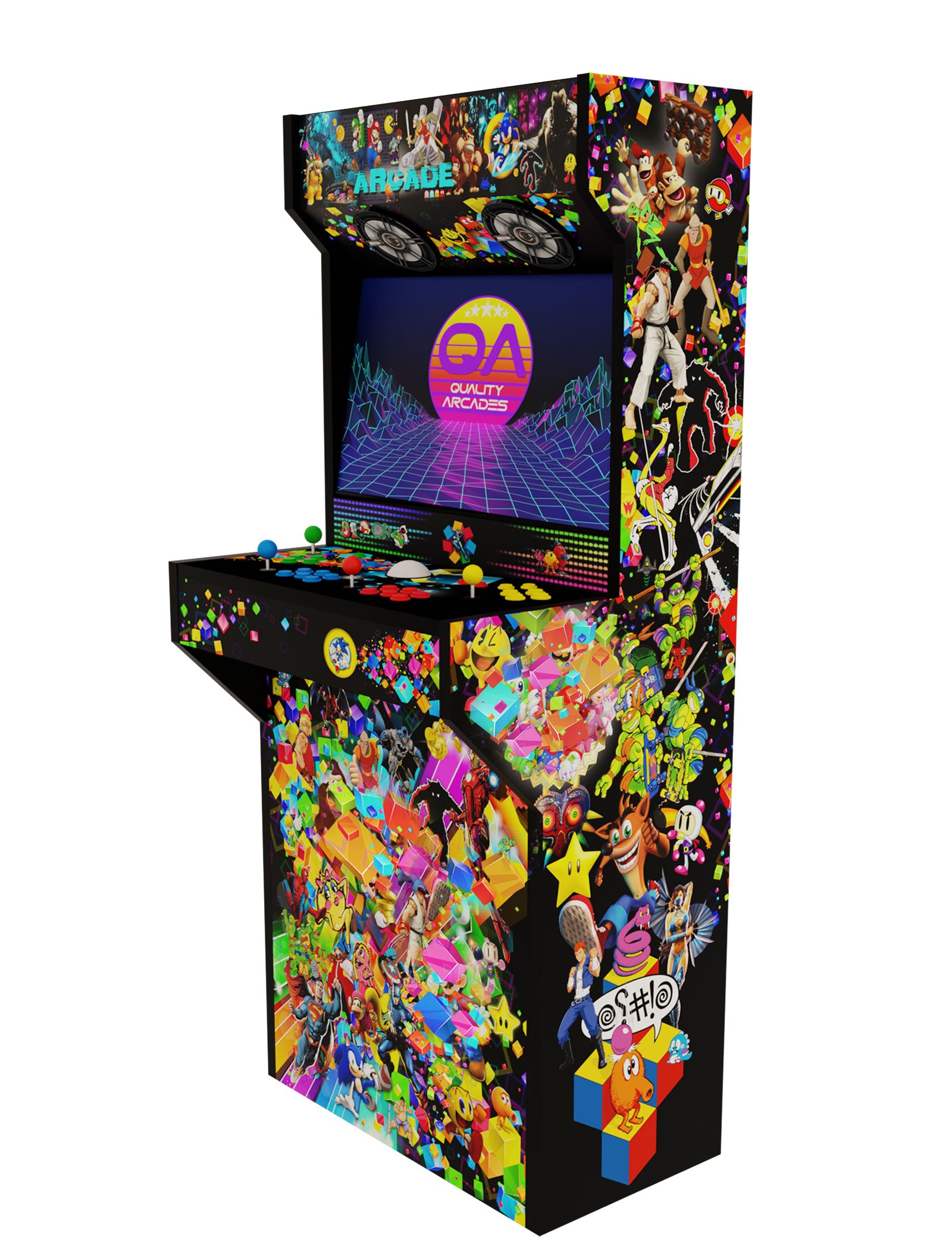 2 Player Arcade Machine - Basic | Quality Arcades